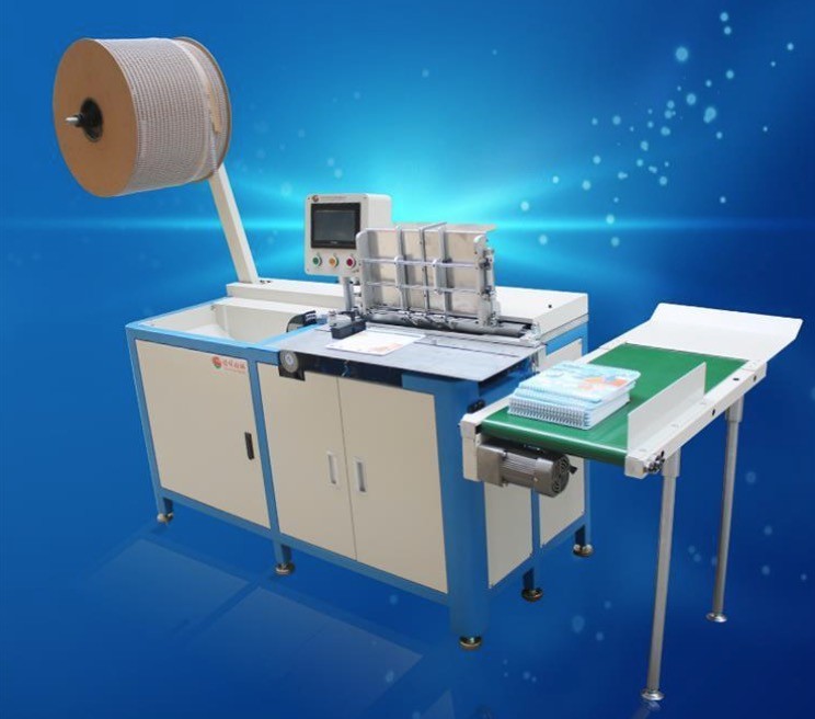 Semi Automatic Wire Spiral Binding Machine Double Coil Wire Double Loop