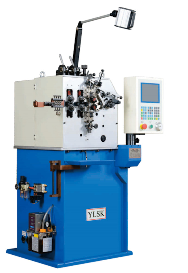 2 Axis CNC Spring Coiling Machine Powered By 0.75kw Cam Servo Motor