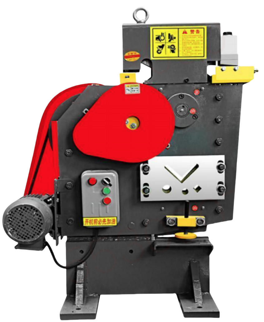 Small Electric Angle Iron Processing Machine Multifunctional Punching ...