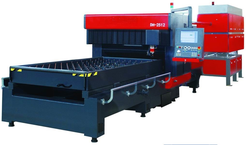 Laser Cutting Machine With 2200W Fast Flow Generator 1.8M/Min Speed For ...
